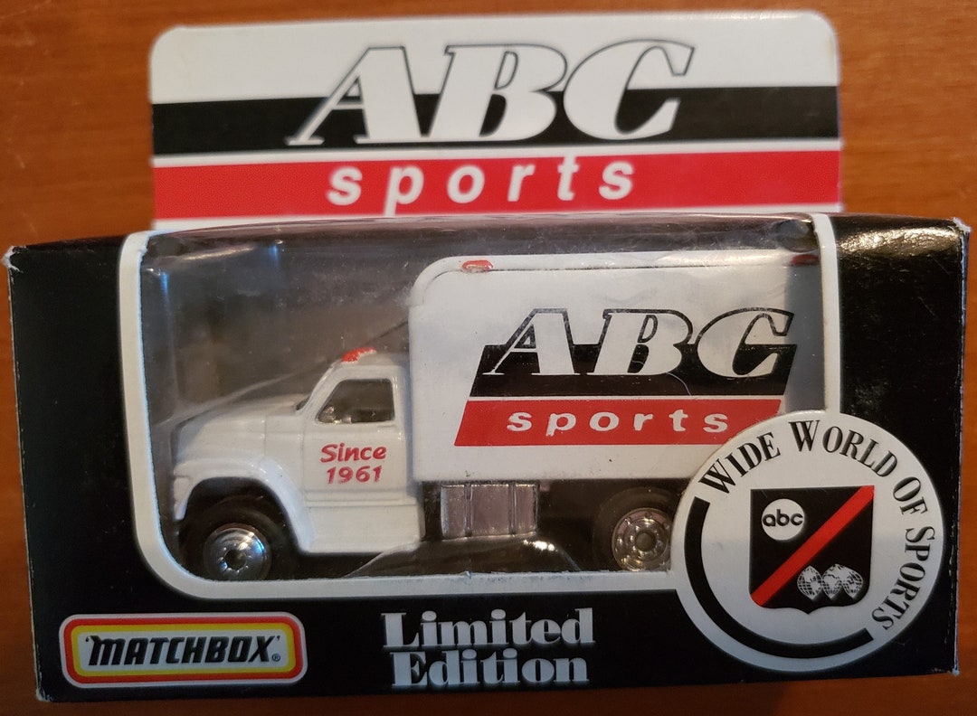 Matchbox 1996 ABC Sports Wide World of Sports 35th Anniversary Ford Box ...
