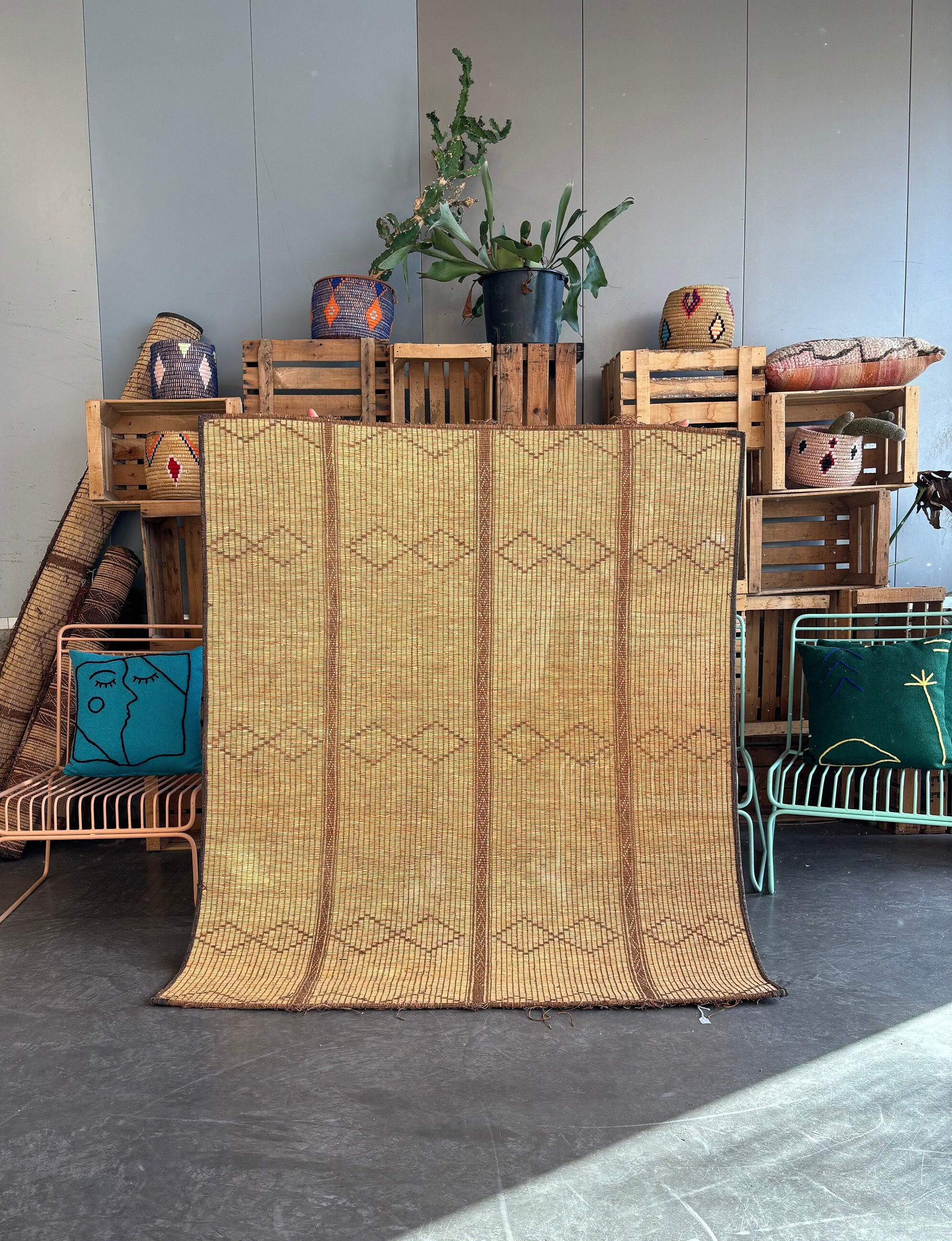 Africanrug Vintage Tuareg Rug African Mat Wool Mat Vintage Rug Tuareg ...