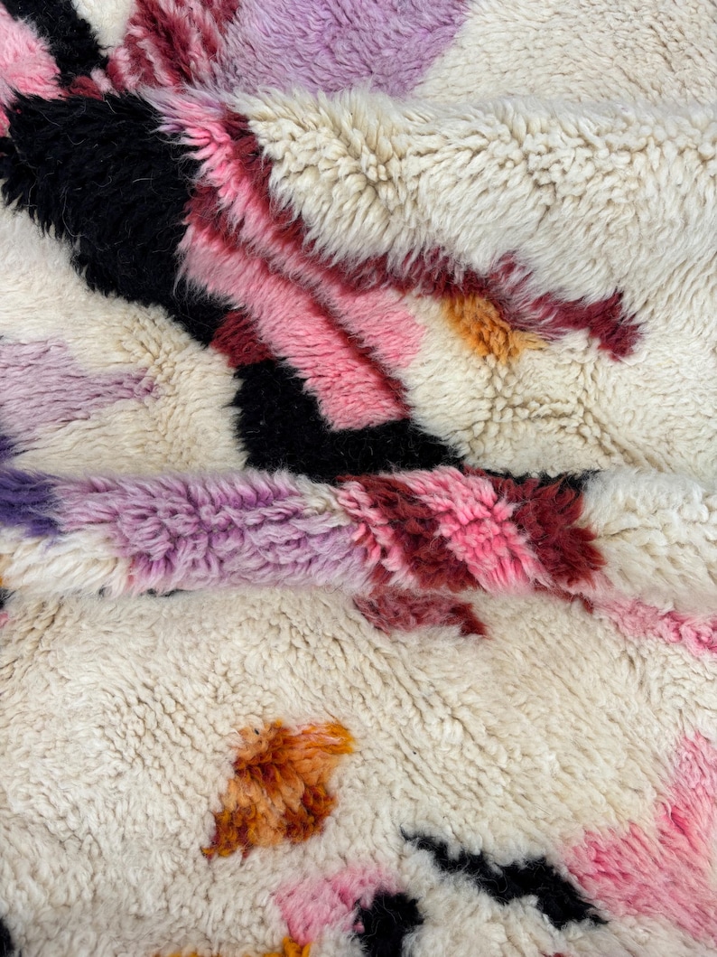Custom Moroccan Mrirt Rug – Handmade Wool Berber Carpet – Coloeful ...