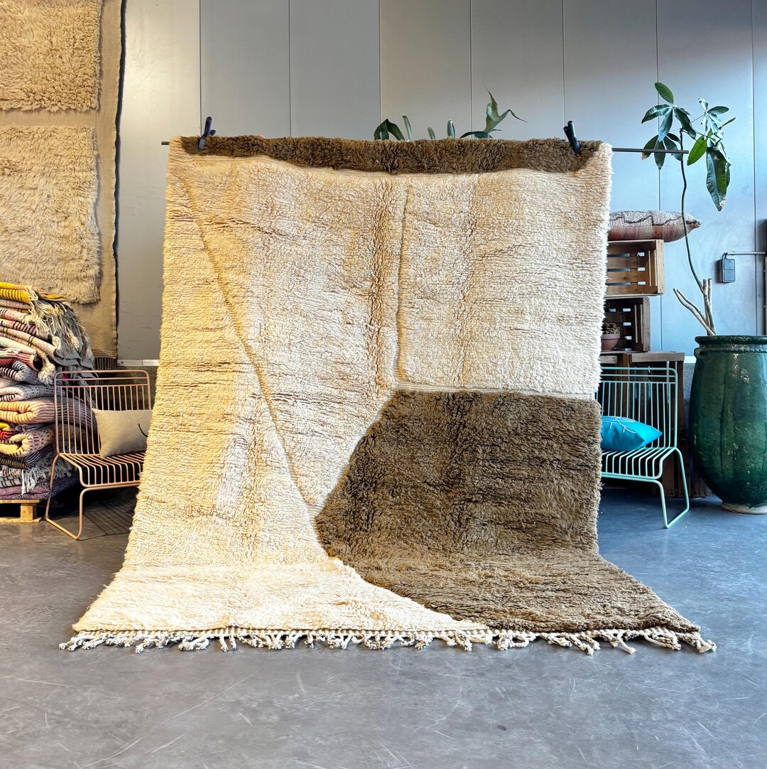 Luxurious Moroccan Berber Wool Rug 210x300 Cm – Interior Living Room ...