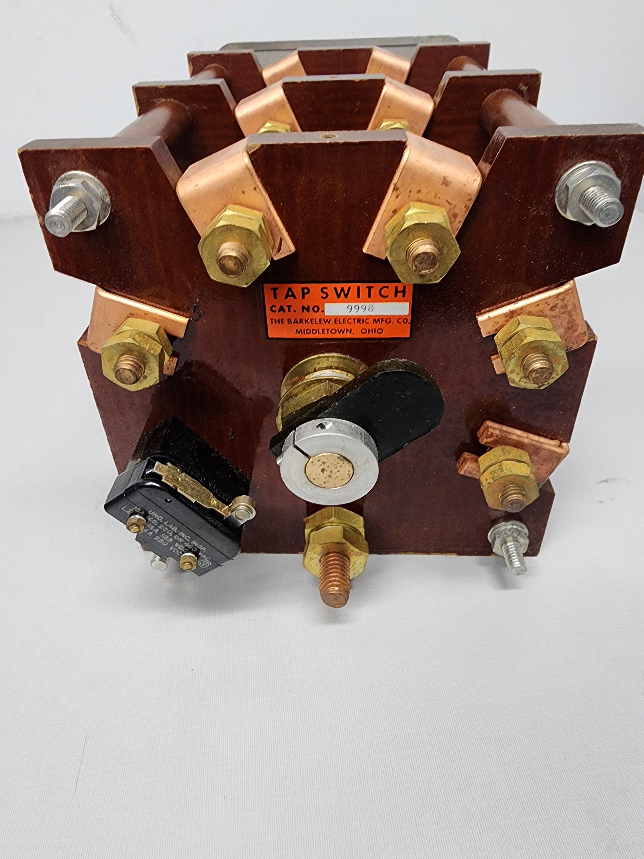 Barkelew Electric Mfg Co. Tap Switch Ammeter Range Selector 5 Stops Cat ...