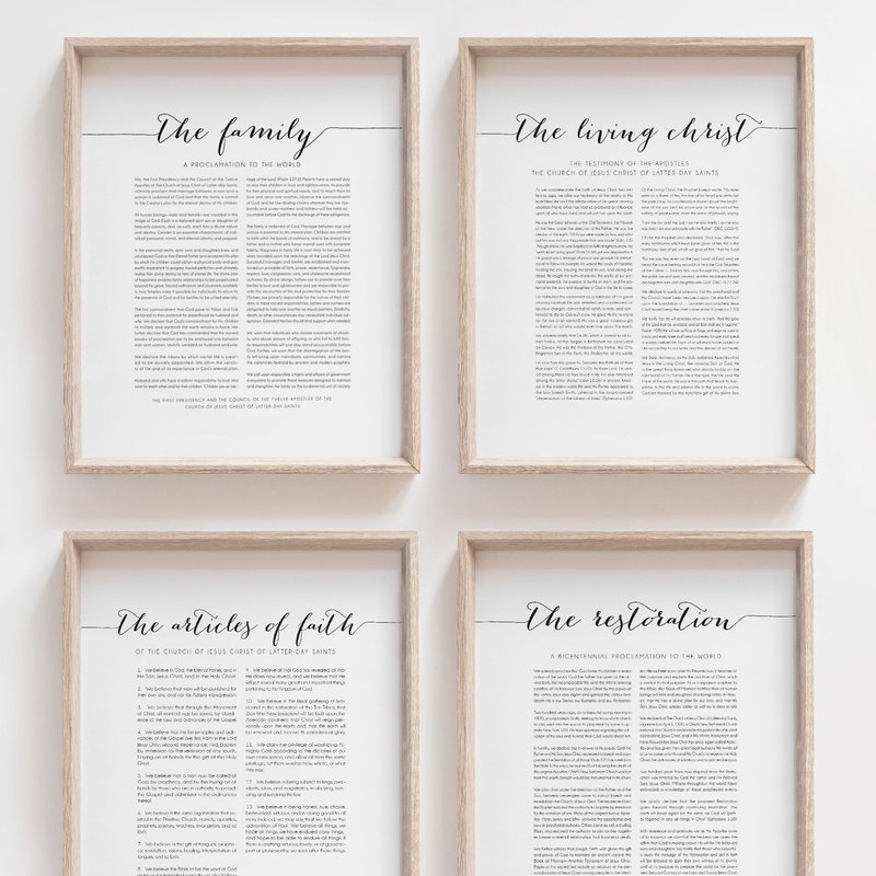 Restoration Proclamation - Etsy