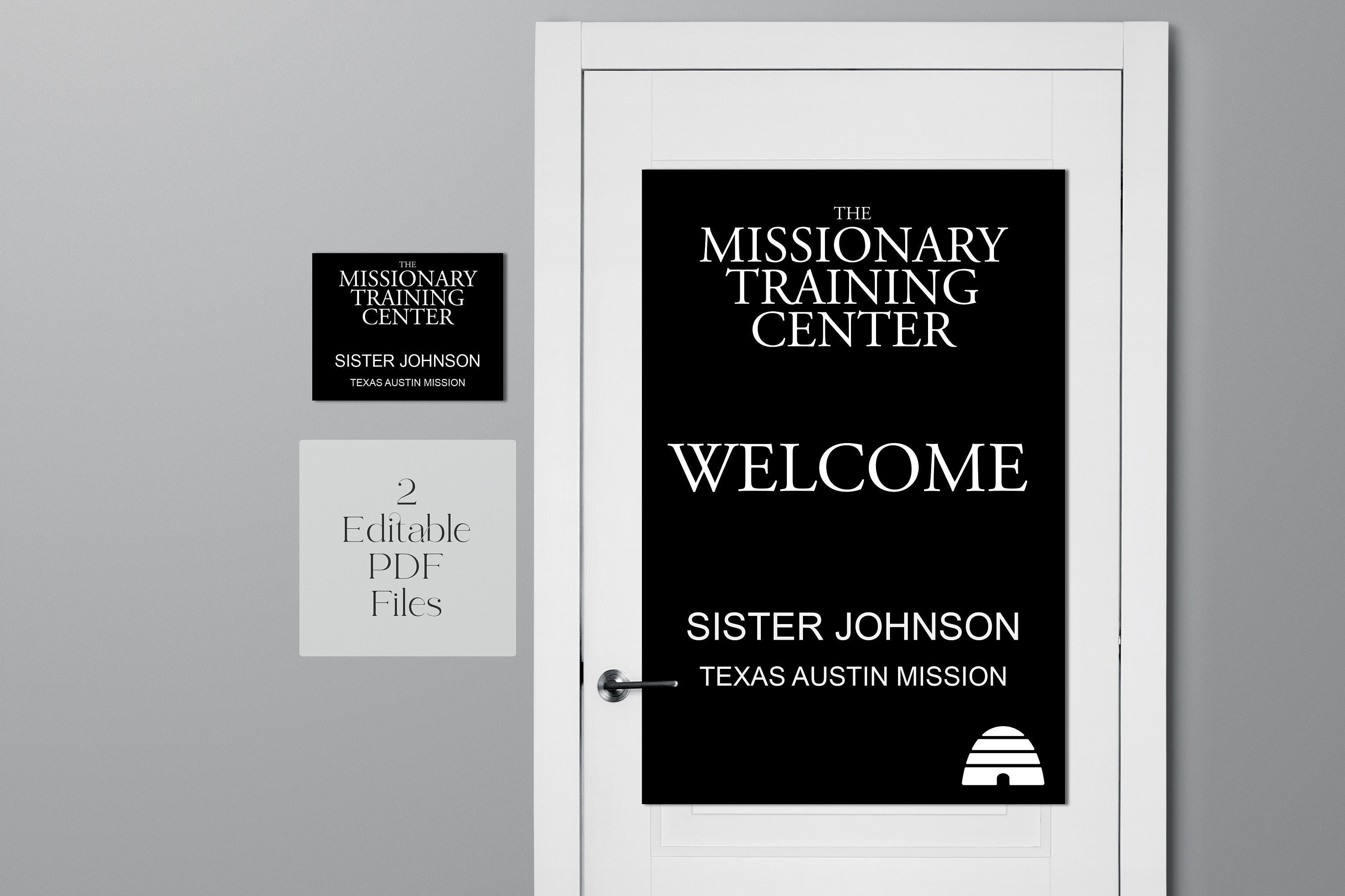 Two Custom Welcome to the MTC Sign Missionary Training Center Sign MTC ...