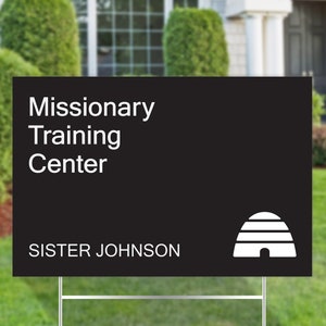 Printable LDS Missionary at Home MTC Sign - Editable PDF File in ...
