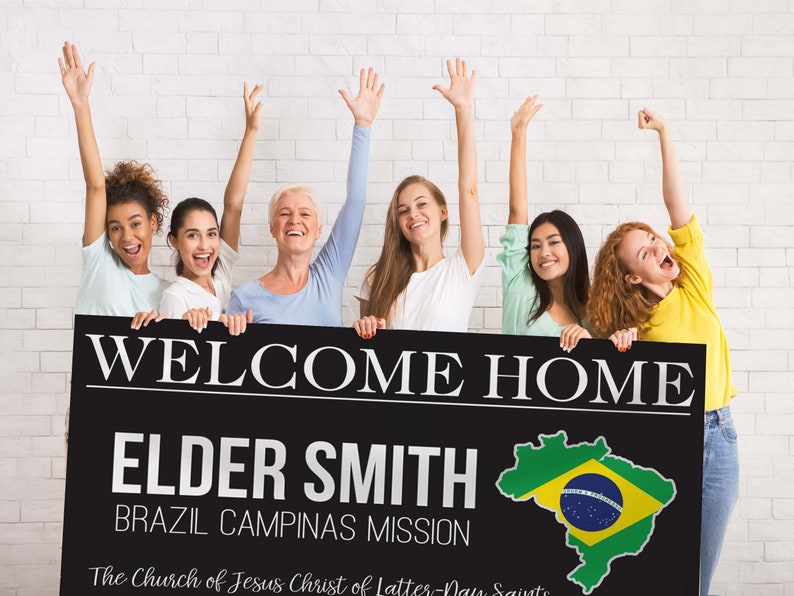 Welcome Home Missionary Banner Sign - Etsy