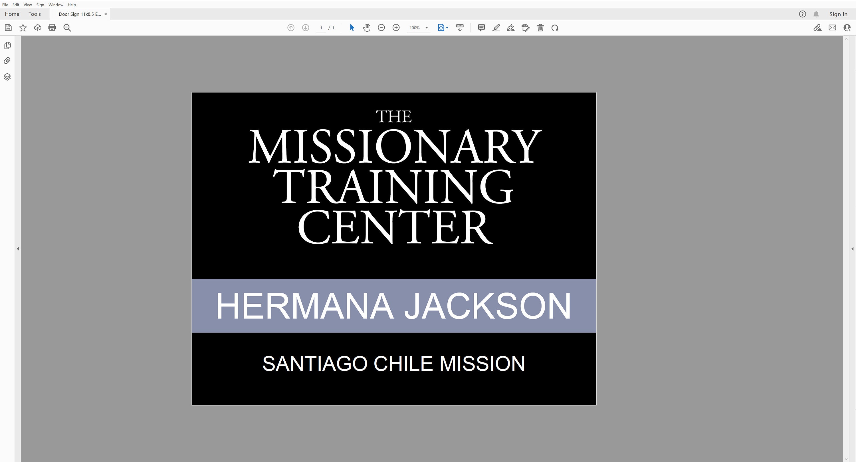 Two Custom Welcome to the MTC Sign Missionary Training Center Sign MTC ...