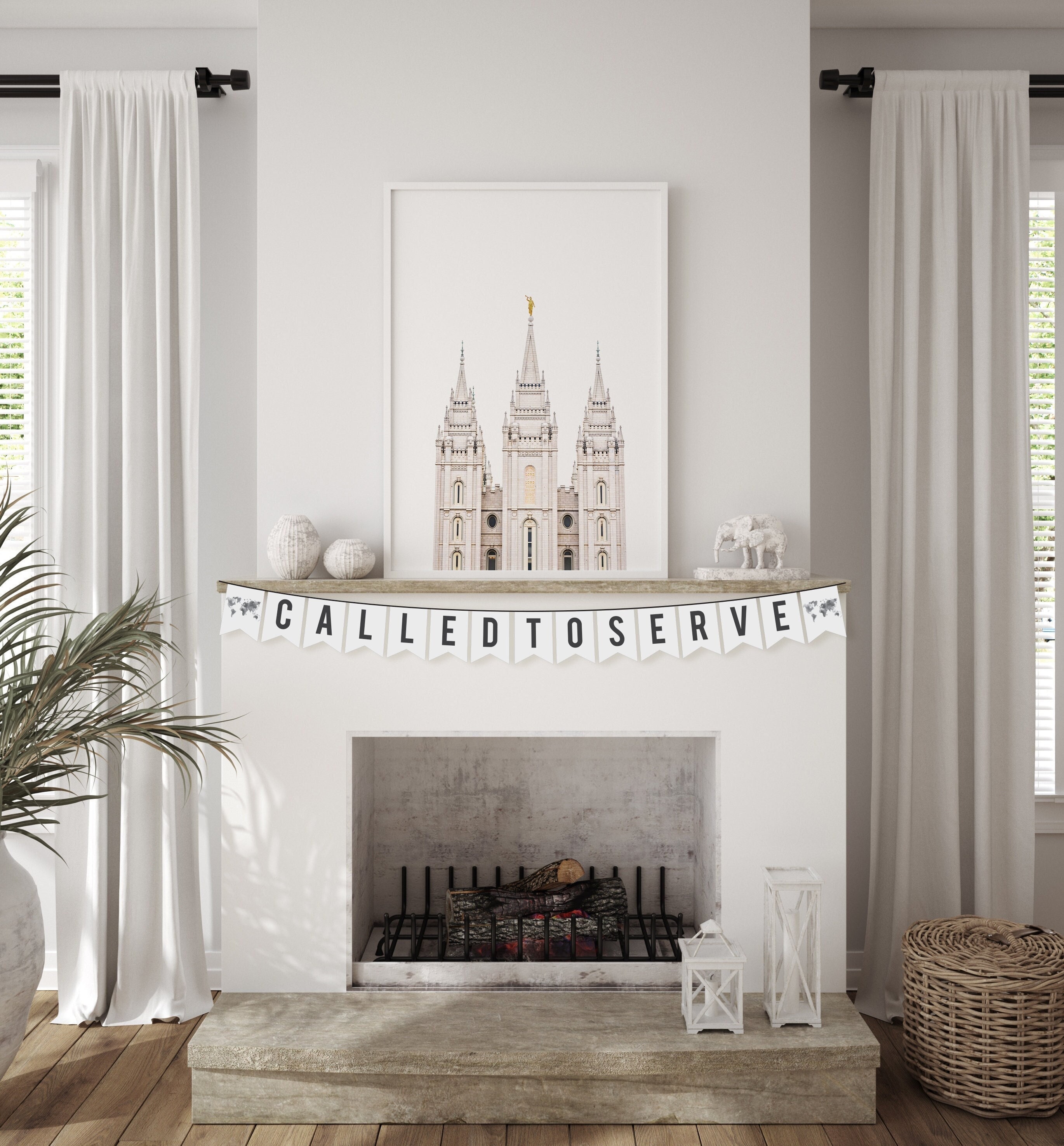 Printable Called to Serve Hanging Banner in Instant Download PDF - Etsy