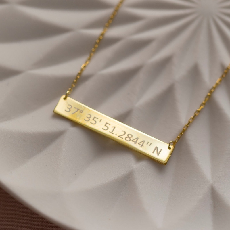 Coordinate Necklace - Etsy