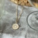 14K Gold Compass Necklace, College Graduation Necklace Daughter ...