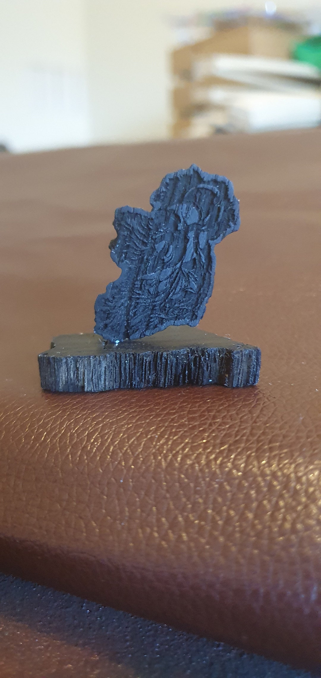 5000 Year Old Irish Bog Oak , Celtic Goddess Danu on Stand, Hand-carved ...