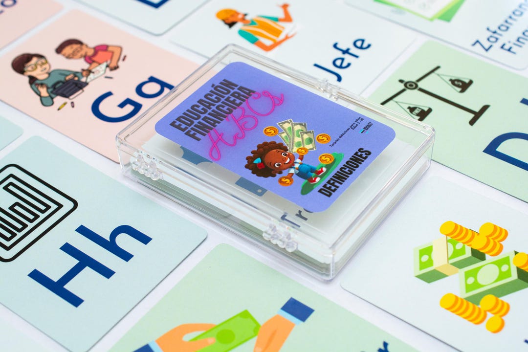Spanish Financial Literacy Abcs Flashcards - Etsy