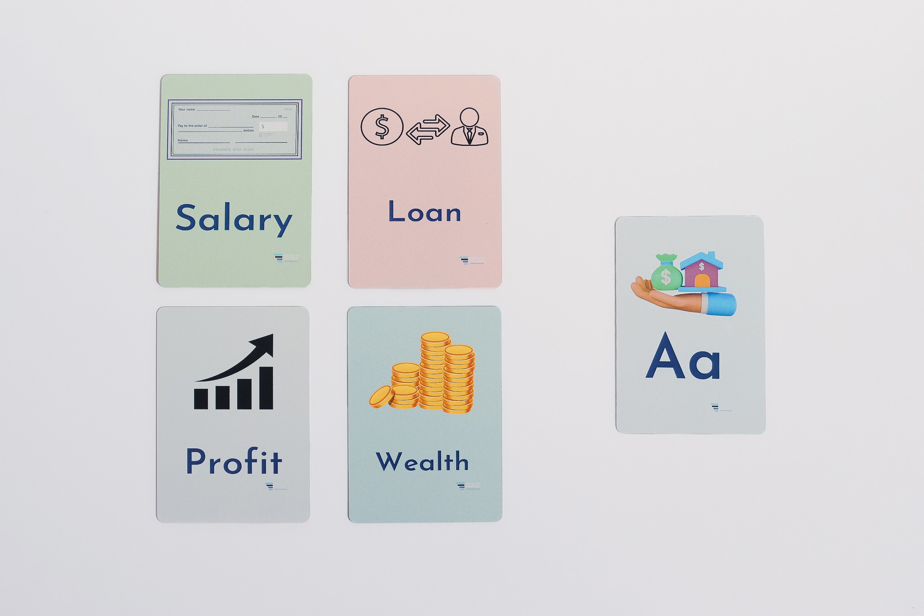Financial Literacy Abcs Flashcards - Etsy