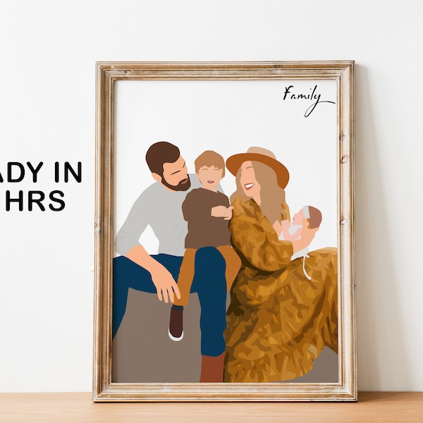 Custom Family Portrait - Etsy