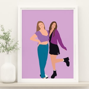 Best Friend Portrait, Faceless Portrait, Custom Illustration, Portrait ...