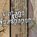 Printable Ripped Torn Stained Vintage Newspaper A4 Paper Bundles ...