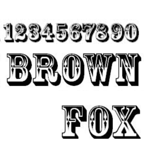 Texas Font Instant Download Cowboy Font Western Font - Etsy