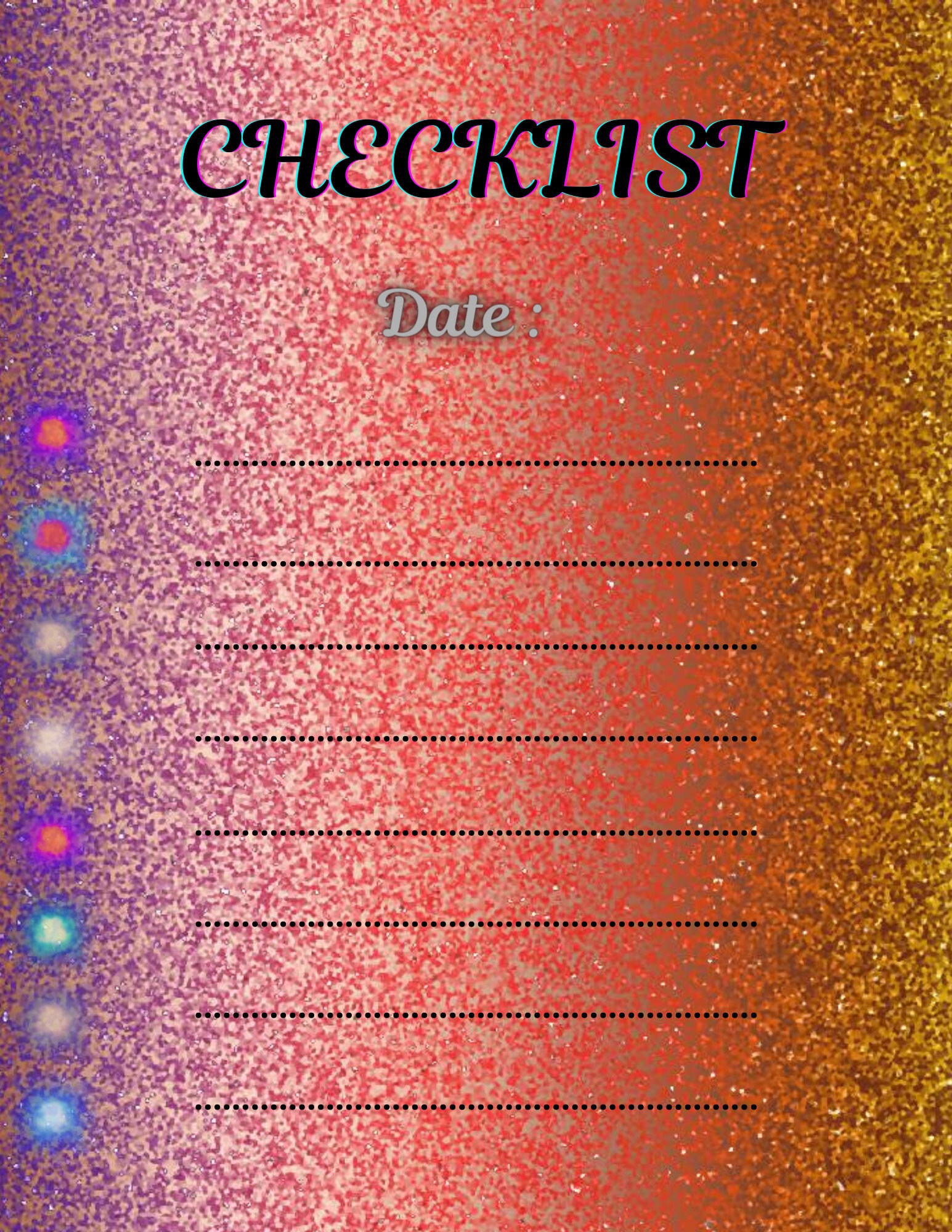 Printable Flower Roses Checklist Bundle | Roses Checklist Bundle ...