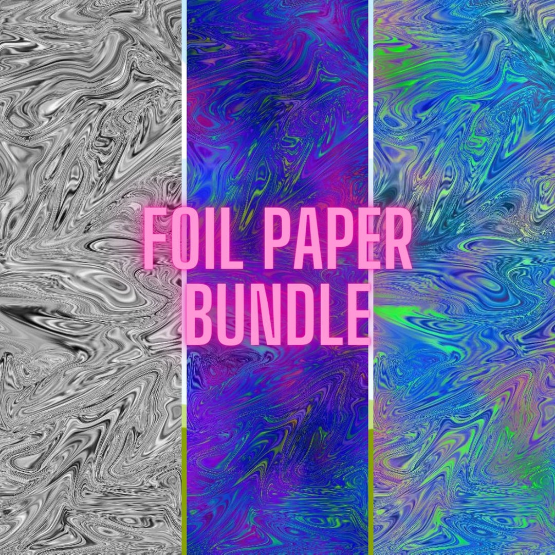 Gradient Texture Foil Paper Bundle Gradient Texture Paper - Etsy