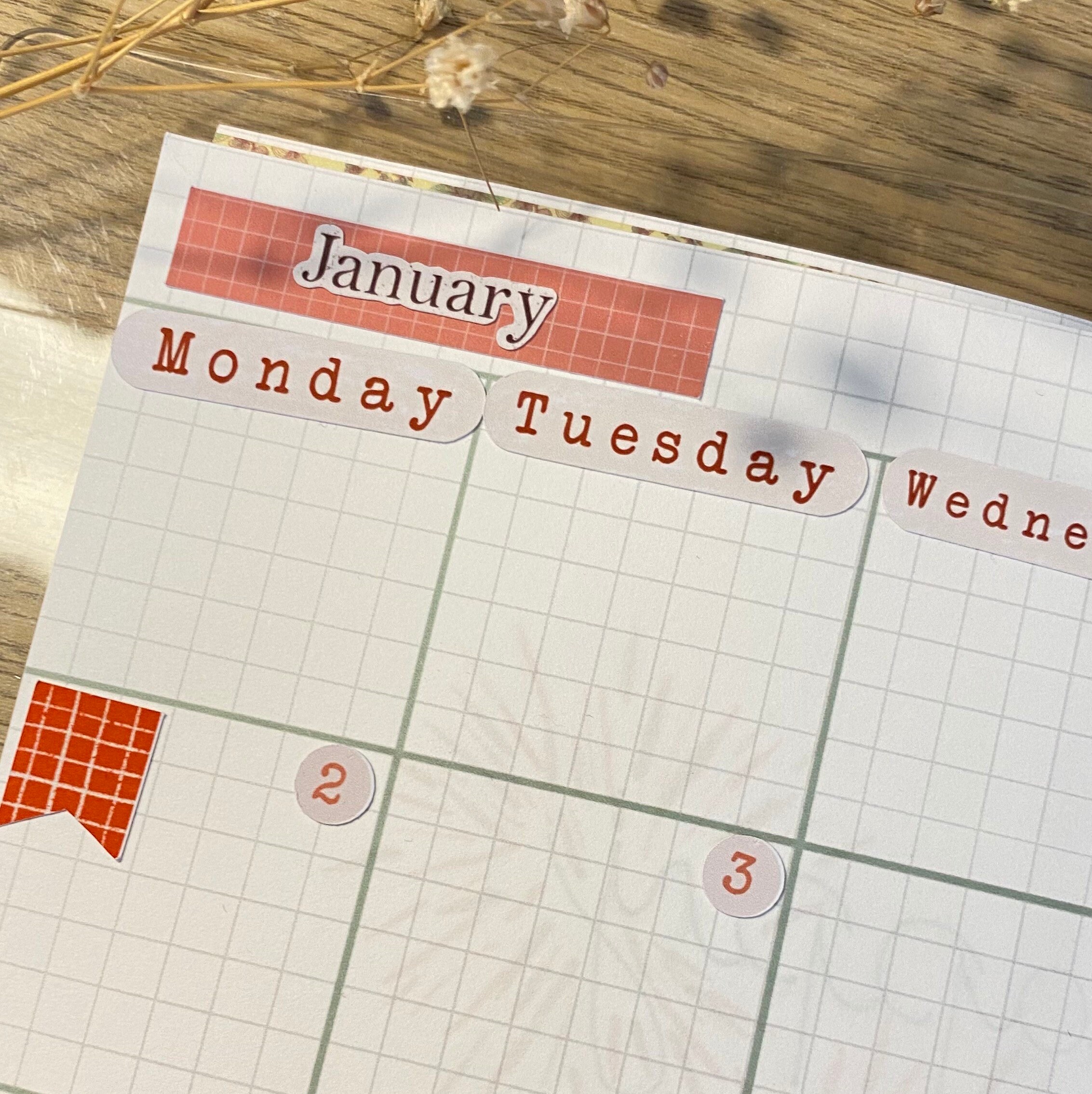 Monthly Planner Sticker Planner Sticker Stickers 2023 Cozy Stickers - Etsy