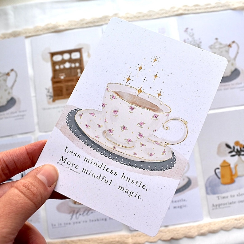 Cute Postcards Inspirational Quotes Illustrated Card | Etsy