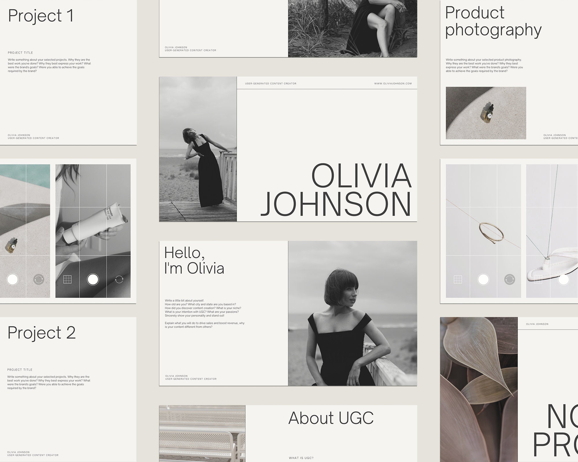 UGC Portfolio, UGC Portfolio Template, UGC Creator Portfolio, Ugc ...