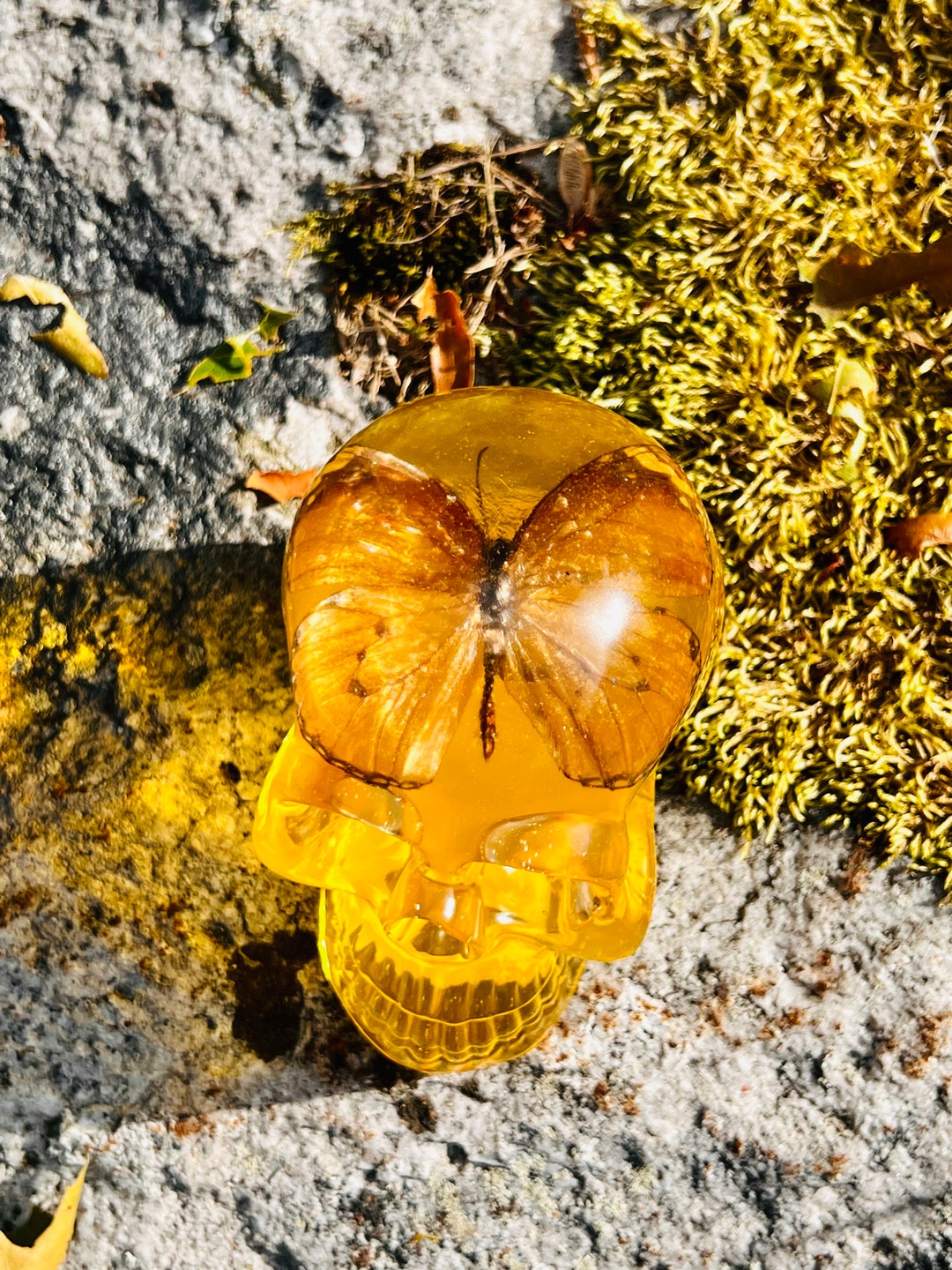 Gothic Resin Skull Art Gothic Decorskull Decoration Spooky - Etsy