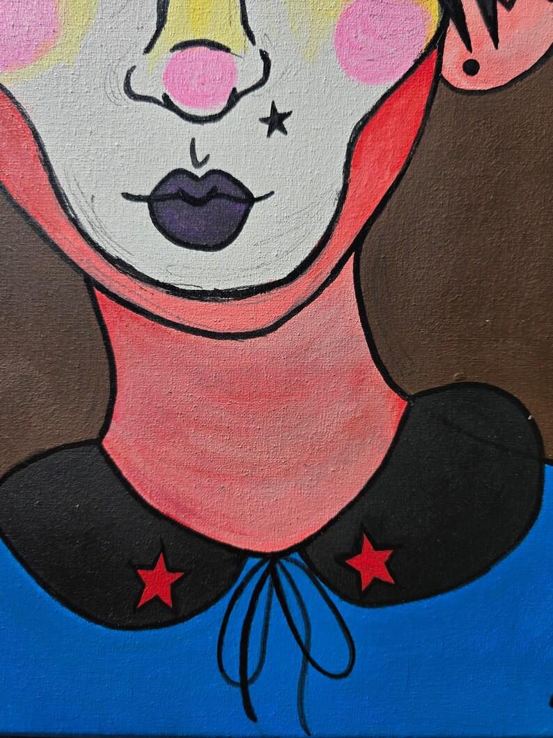 MARV Original Portrait Painting - Etsy