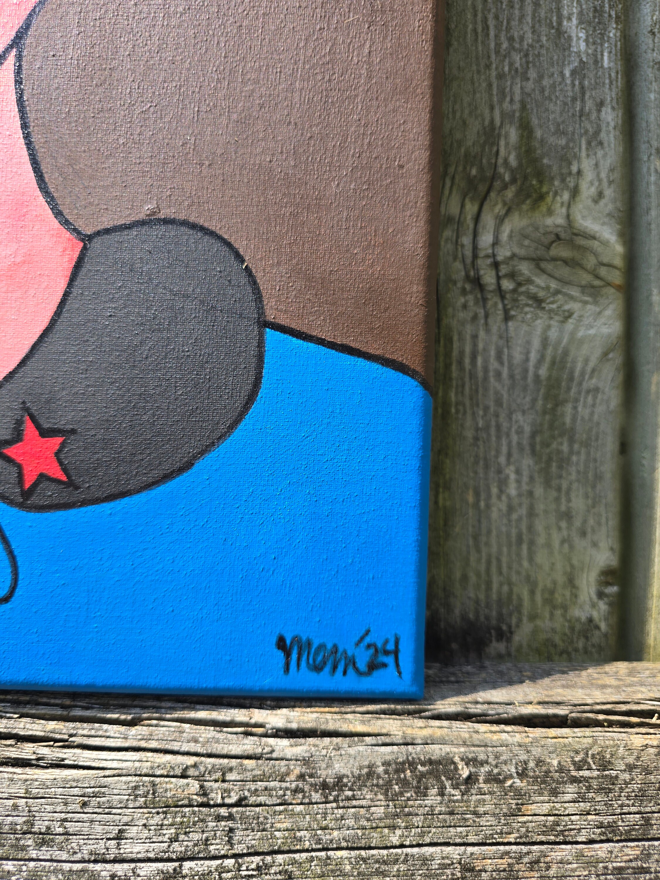 MARV Original Portrait Painting - Etsy