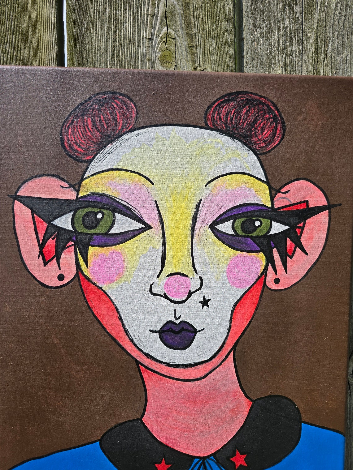 MARV Original Portrait Painting - Etsy