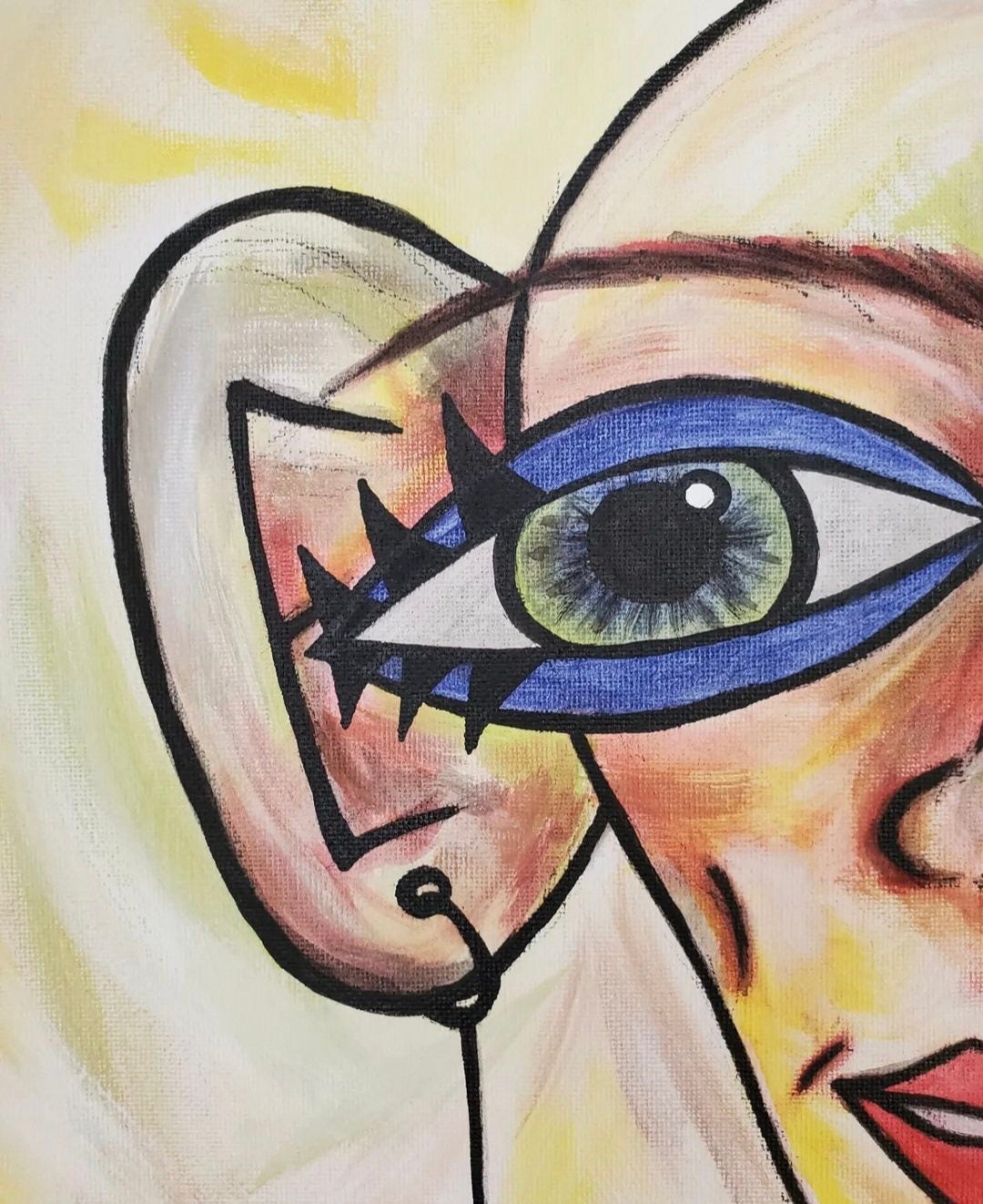 DUDE Original Portrait Painting - Etsy