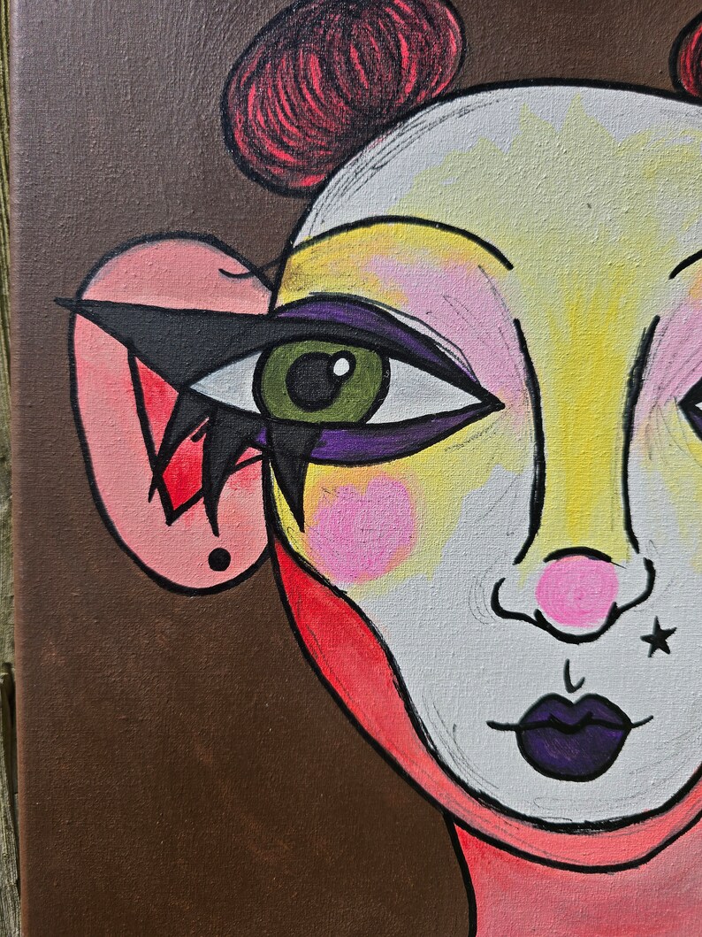 MARV Original Portrait Painting - Etsy