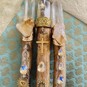 Diamond Light Magic Wands, Metatron Magic Wand Citrine & Clear Quartz ...