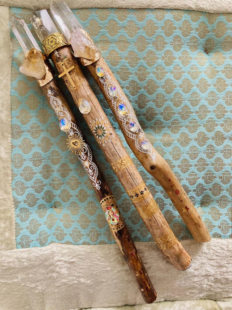 Diamond Light Magic Wands, Metatron Magic Wand Citrine & Clear Quartz ...