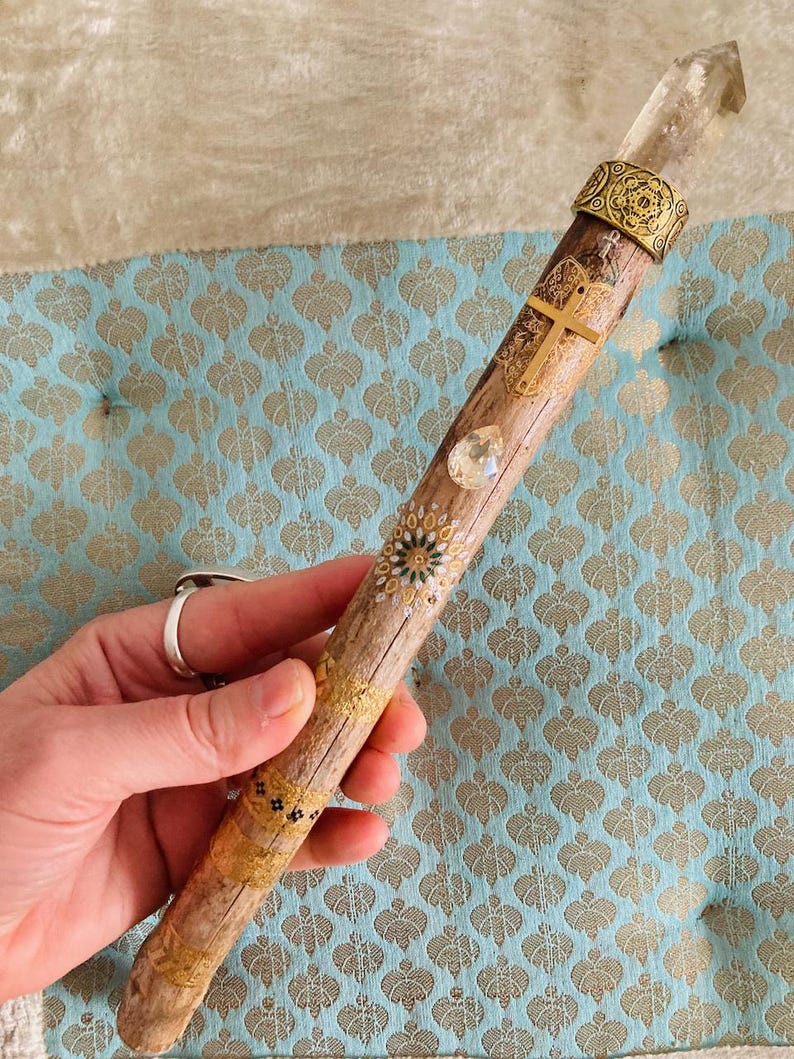 Diamond Light Magic Wands, Metatron Magic Wand Citrine & Clear Quartz ...