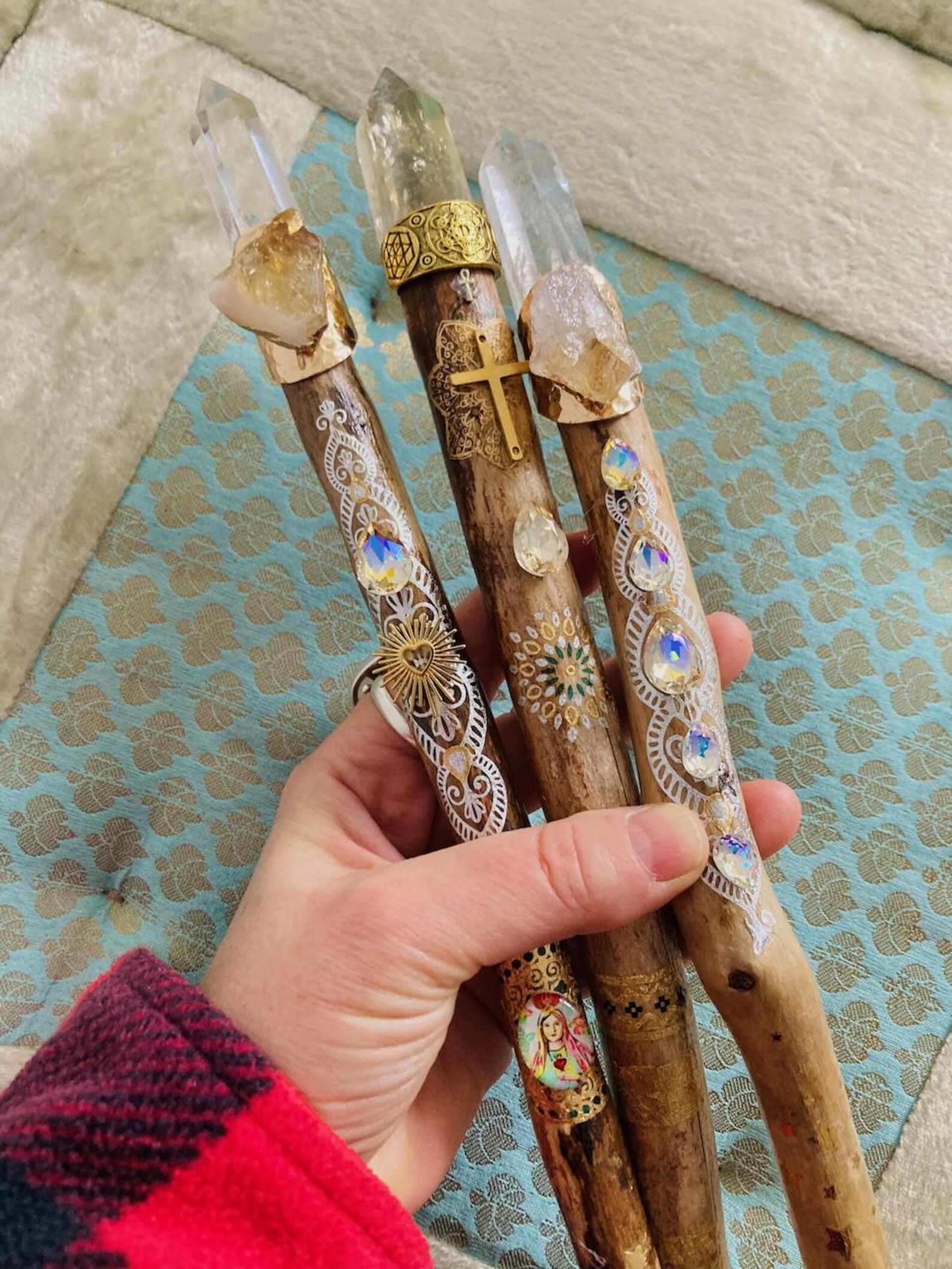 Diamond Light Magic Wands, Metatron Magic Wand Citrine & Clear Quartz ...