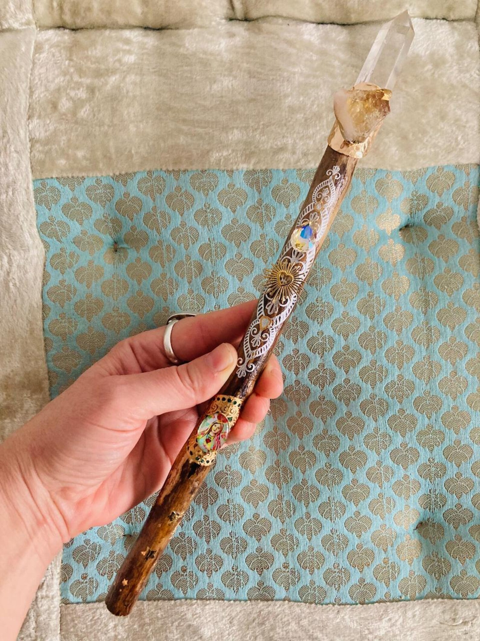 Diamond Light Magic Wands, Metatron Magic Wand Citrine & Clear Quartz ...