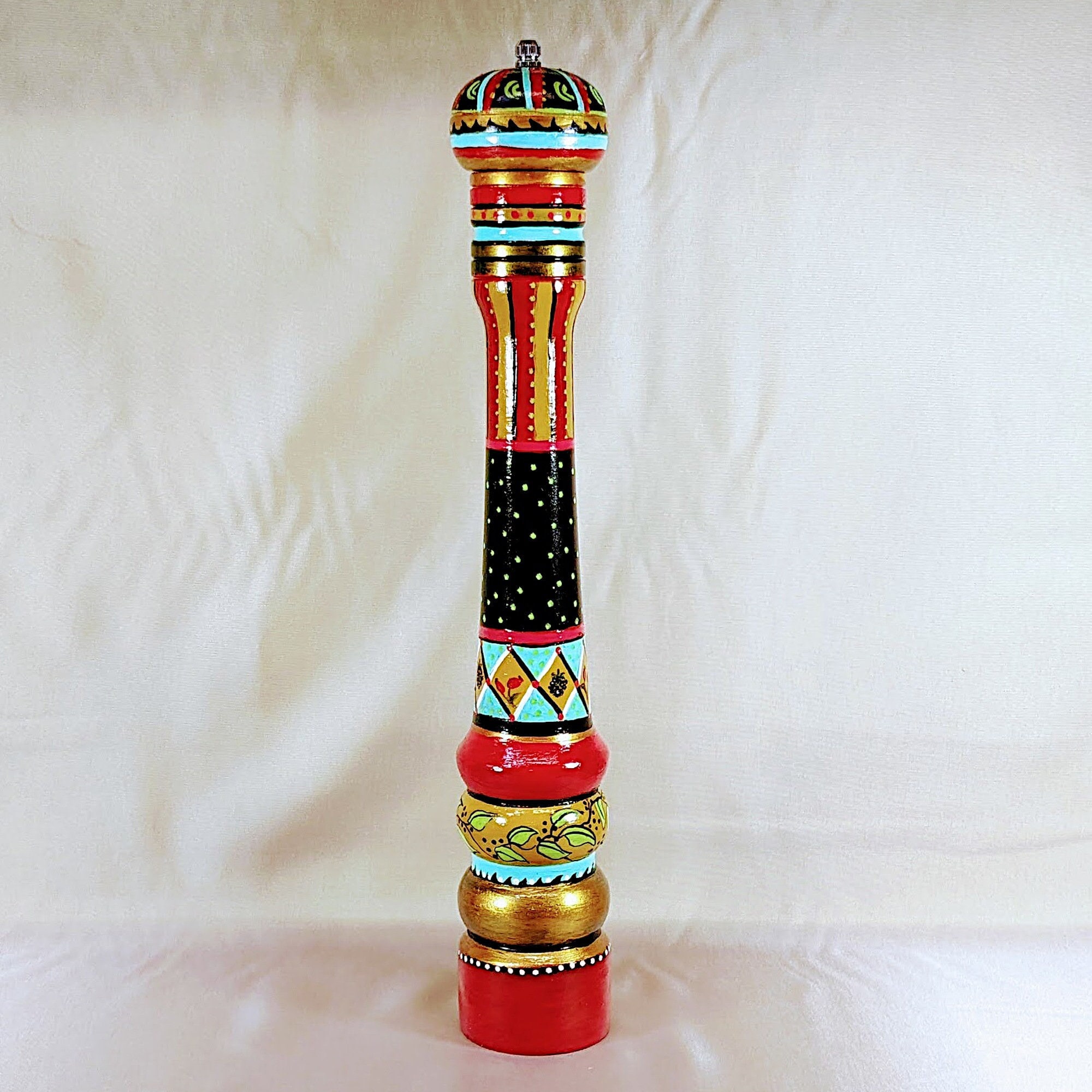 Hand-painted Pepper Mill - Etsy