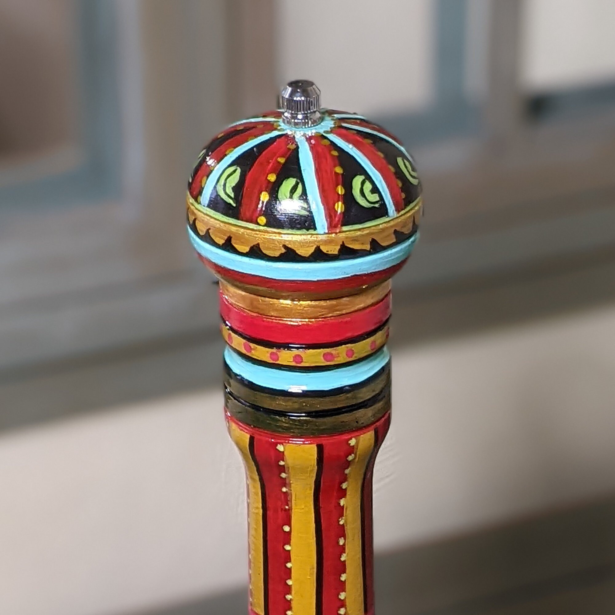 Hand-painted Pepper Mill - Etsy