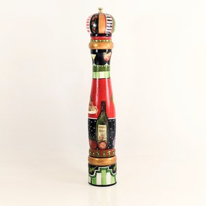 ITALIA. Italian Food Themed Hand-painted Pepper Mill With Decoupage. - Etsy