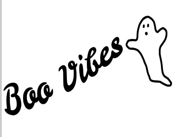 Boo Vibes Ghost SVG Ghost SVG Boo SVG Halloween Svg - Etsy