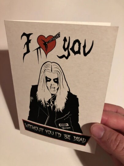 Black Metal Valentine Card - #4 Mayhem - Etsy