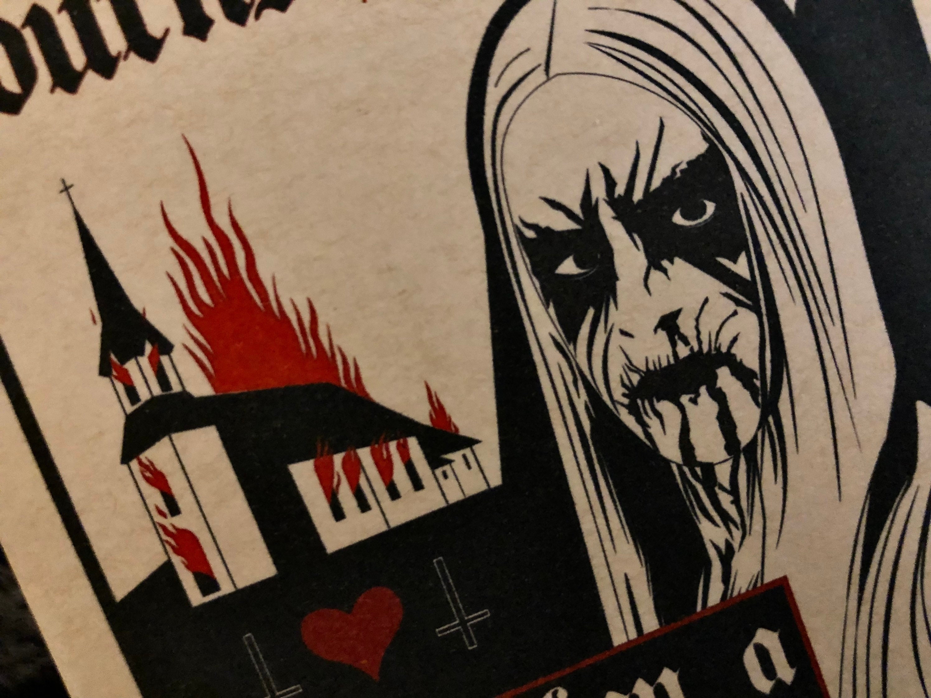 Black Metal Valentine Card - #2 Gorgoroth - Etsy