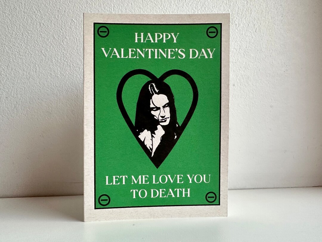 Metal Valentine Card - #6 Type O Negative - Etsy