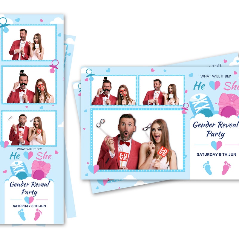 Photo Booth Gender Reveal - Etsy