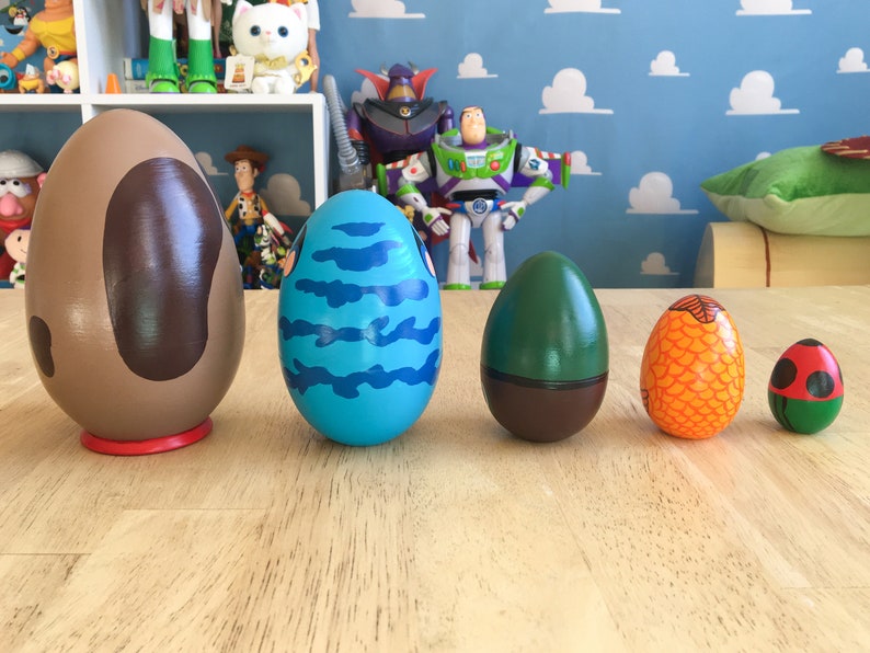Toy Story Troika Nesting Eggs Replica - Etsy