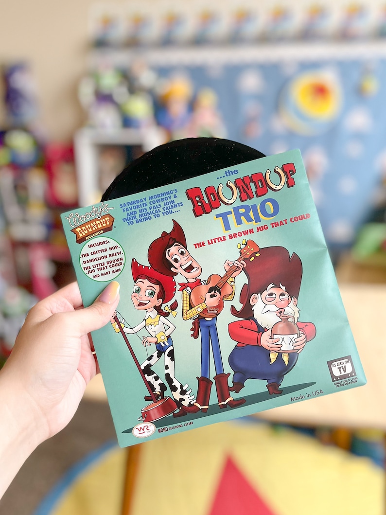 Toy Story Woody's Roundup Record Player Vinyls - Etsy