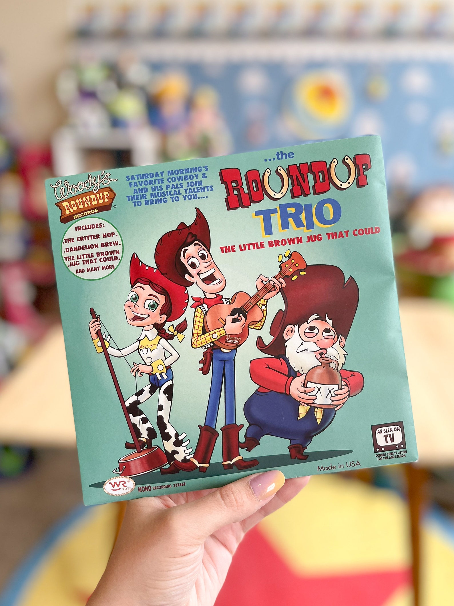 Toy Story Woody's Roundup Record Player Vinyls - Etsy