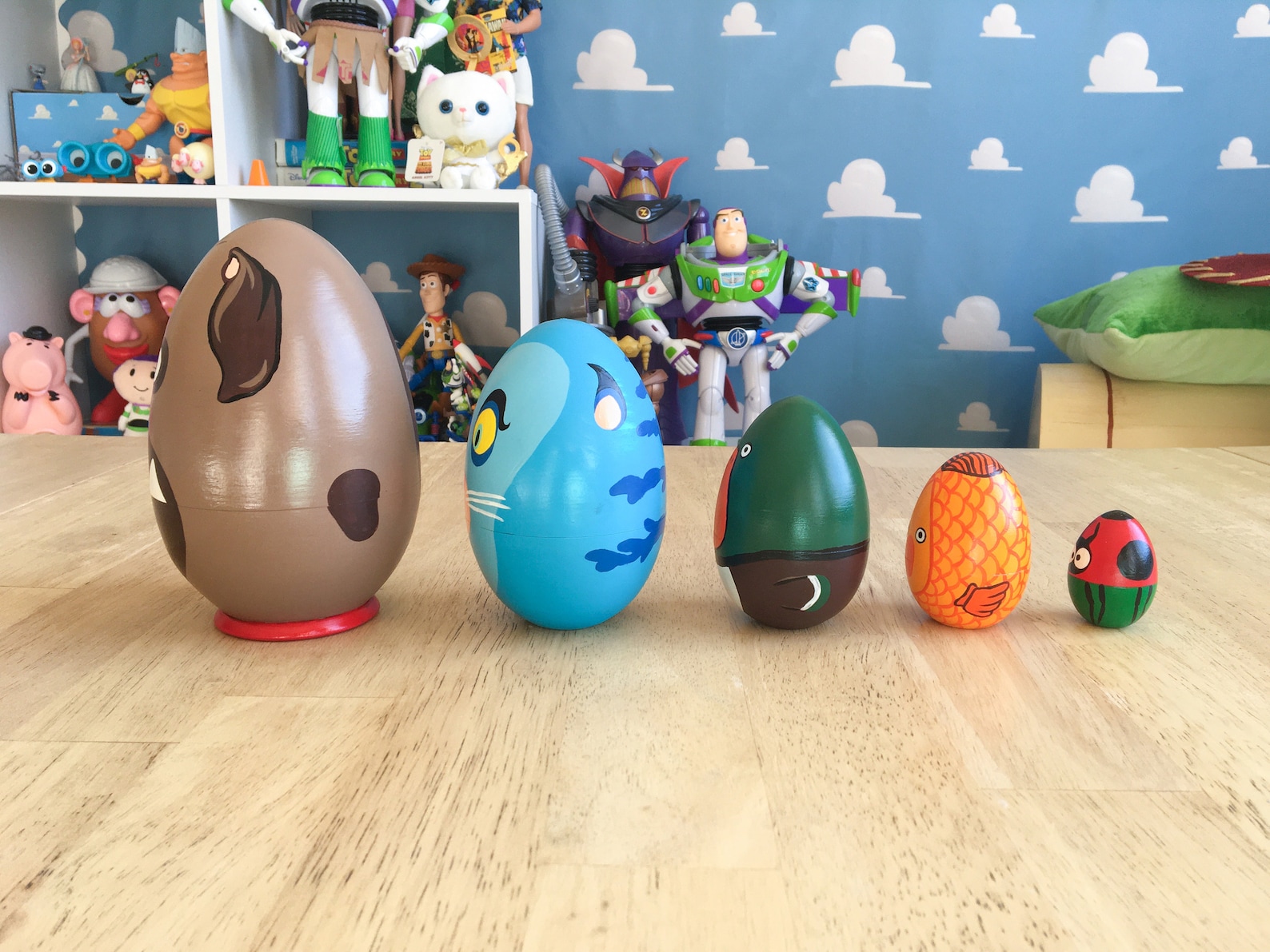 Toy Story Troika Nesting Eggs Replica - Etsy