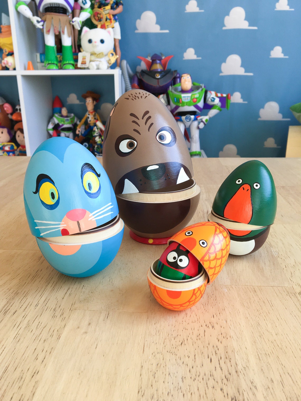 Toy Story Troika Nesting Eggs Replica - Etsy