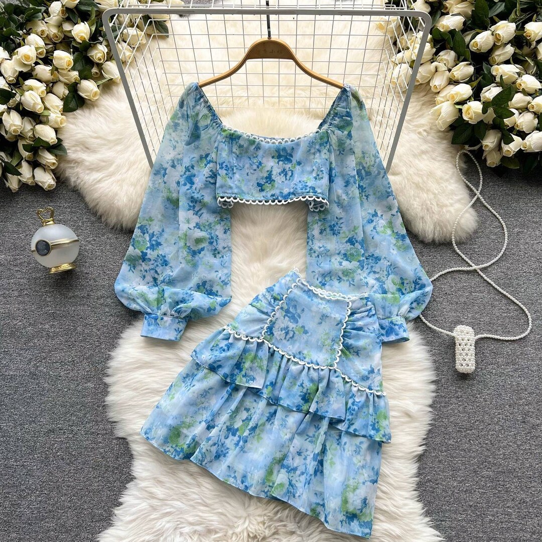 Cottage Core Dresscottagecore Clothinglong Sleeveless Short - Etsy